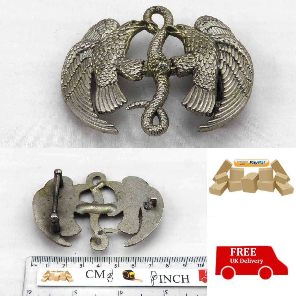 Eagles and Snake / Serpent Belt Buckle Silver Colour Metal – KS Sale – Shop