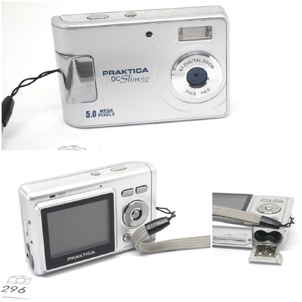 Praktica DC Slim 52 Retro 5mp Digital Camera – Untested – KS Sale – Shop